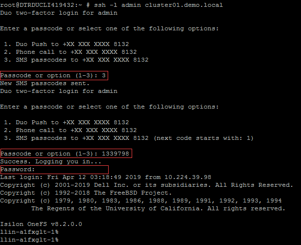 Configure Ssh Multi Factor Authentication On Onefs 82 Using Duo Unstructured Data Quick Tips 7776