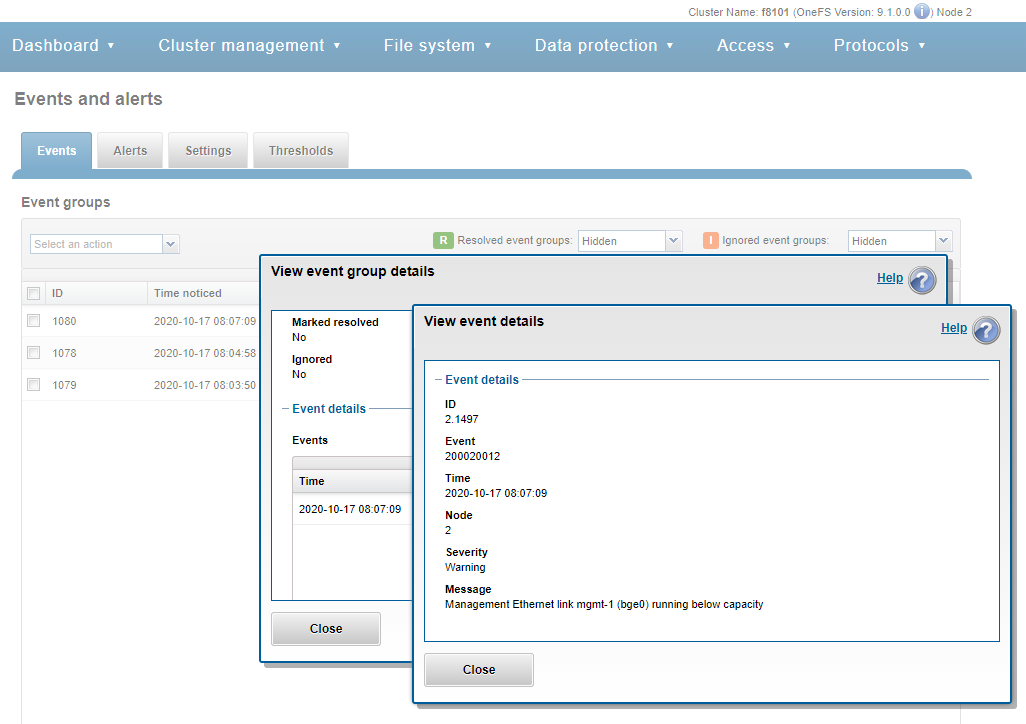 OneFS CELOG – Unstructured Data Quick Tips