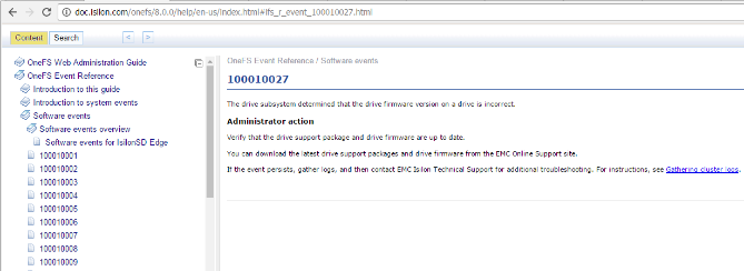 OneFS CELOG – Unstructured Data Quick Tips