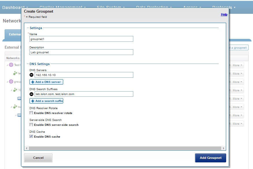Onefs Groupnet And Network Tenancy Unstructured Data Quick Tips