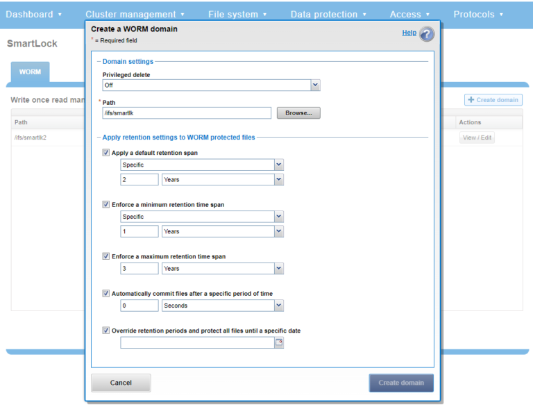 Onefs Smartlock Configuration And Management Unstructured Data Quick Tips